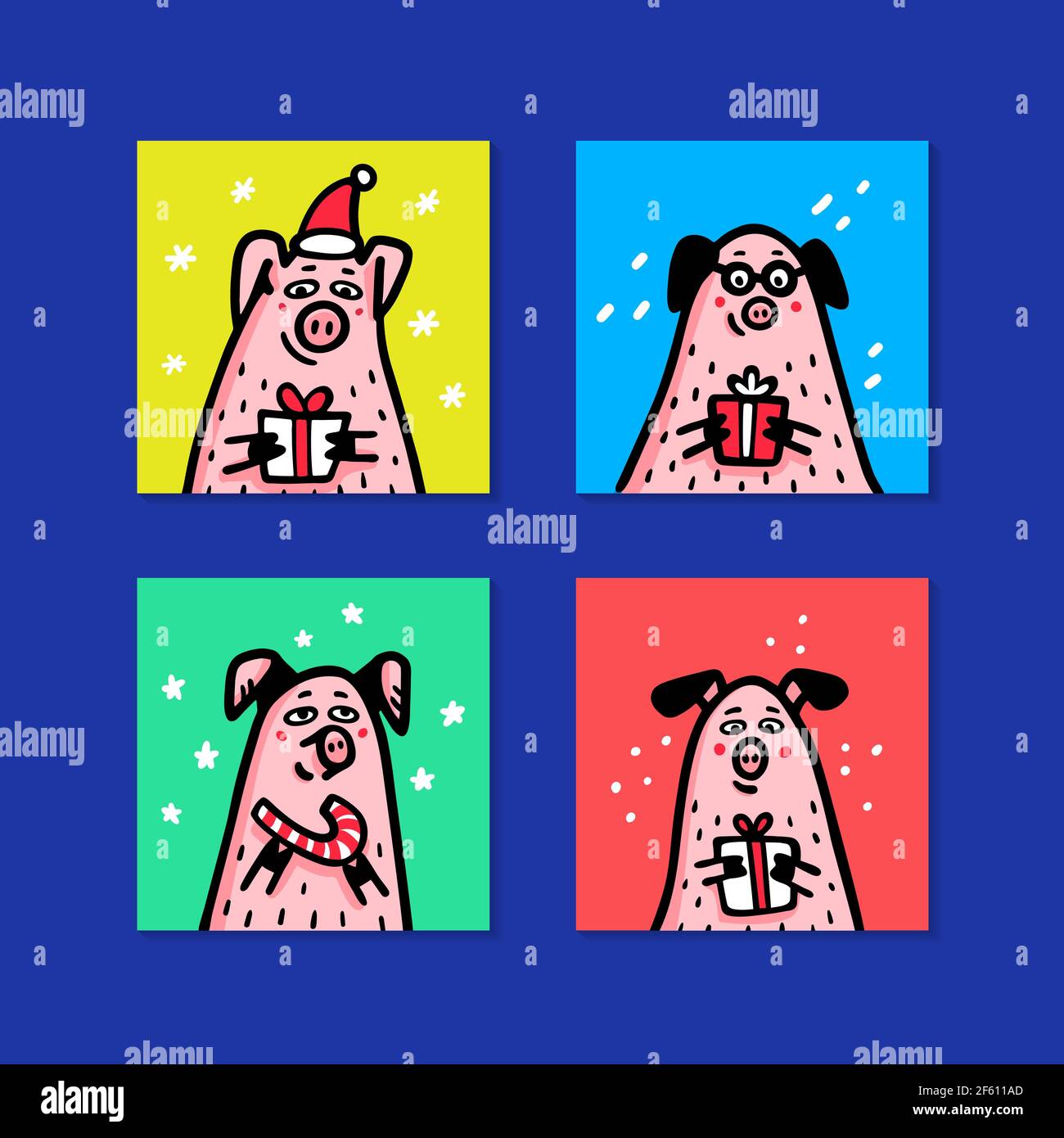 Pigs symbol Banque d'images vectorielles - Alamy
