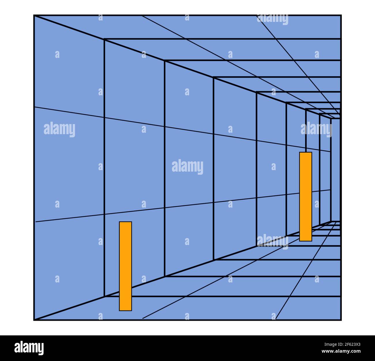 Optical illusion illustration Banque de photographies et d’images à ...