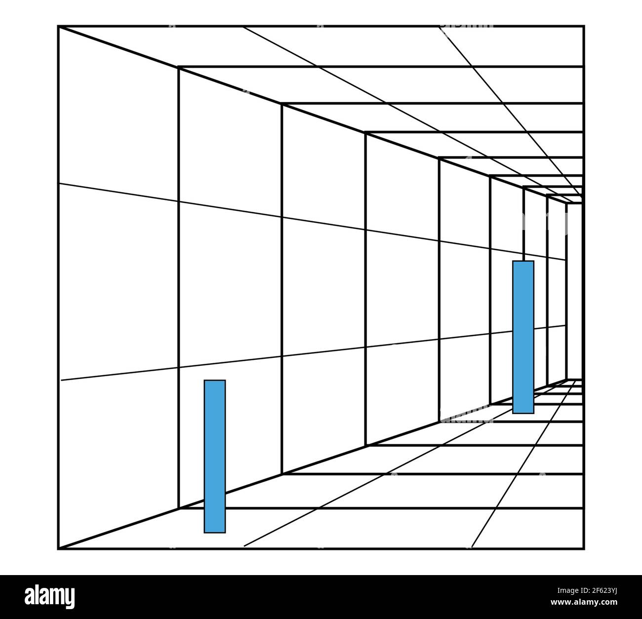 Optical illusion illustration Banque de photographies et d’images à ...