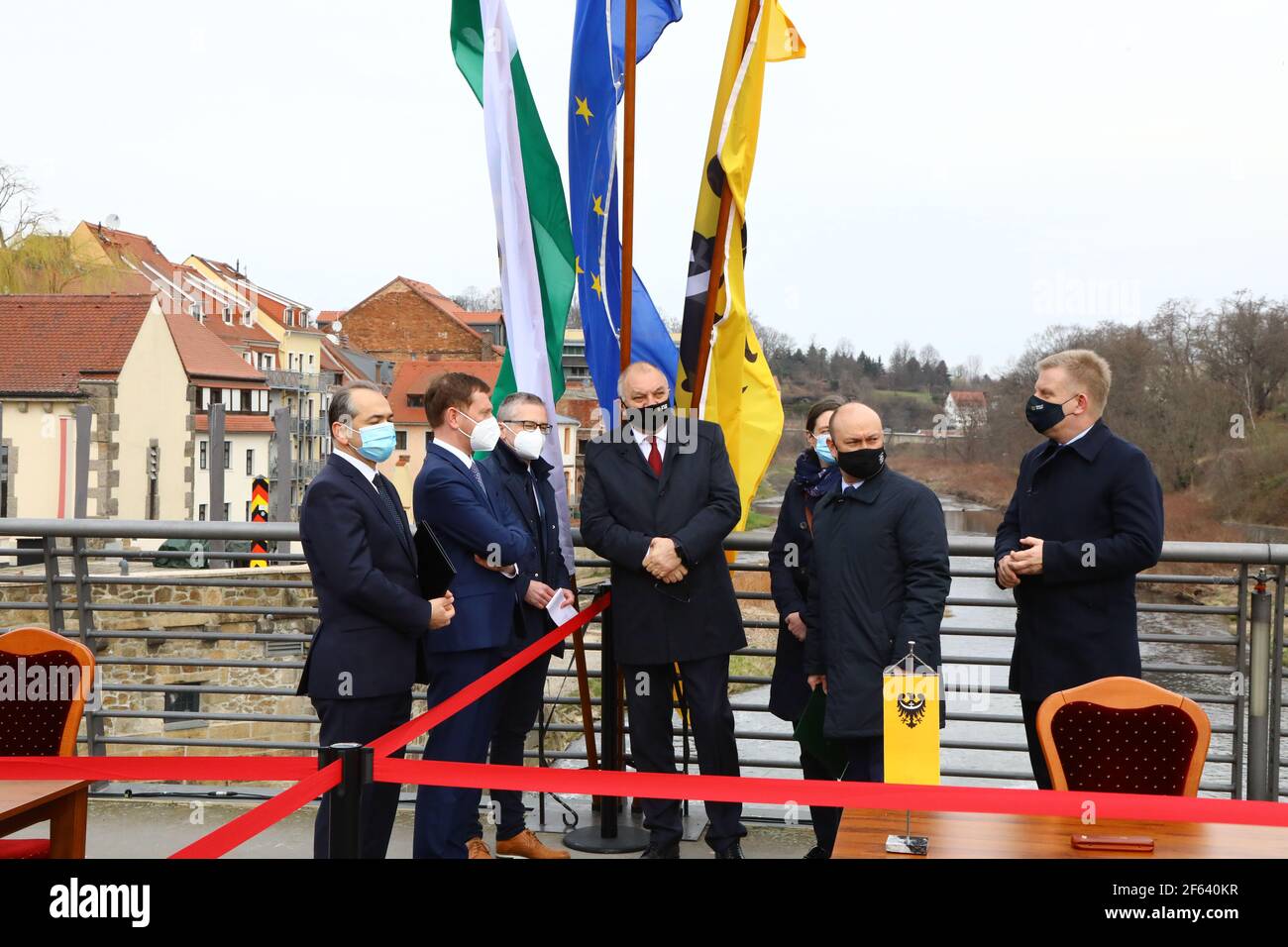 Octavian Ursu, Michael Kretschmer, Cezary Przybylski und Rafał Groniche ...
