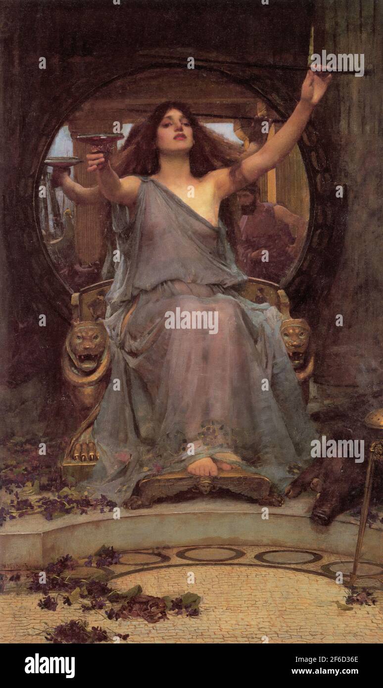 John william waterhouse circé Banque de photographies et d’images à ...