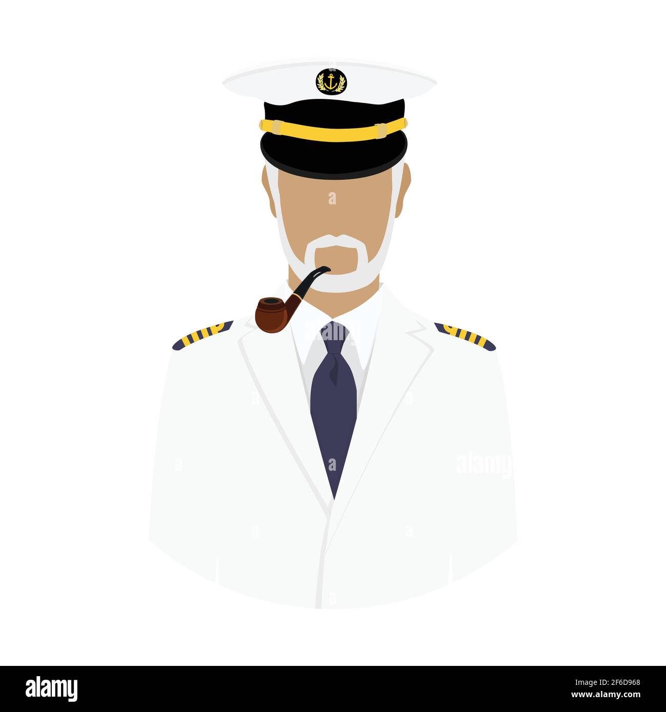 Capitaine de bateau avec pipe Banque de photographies et d’images à ...