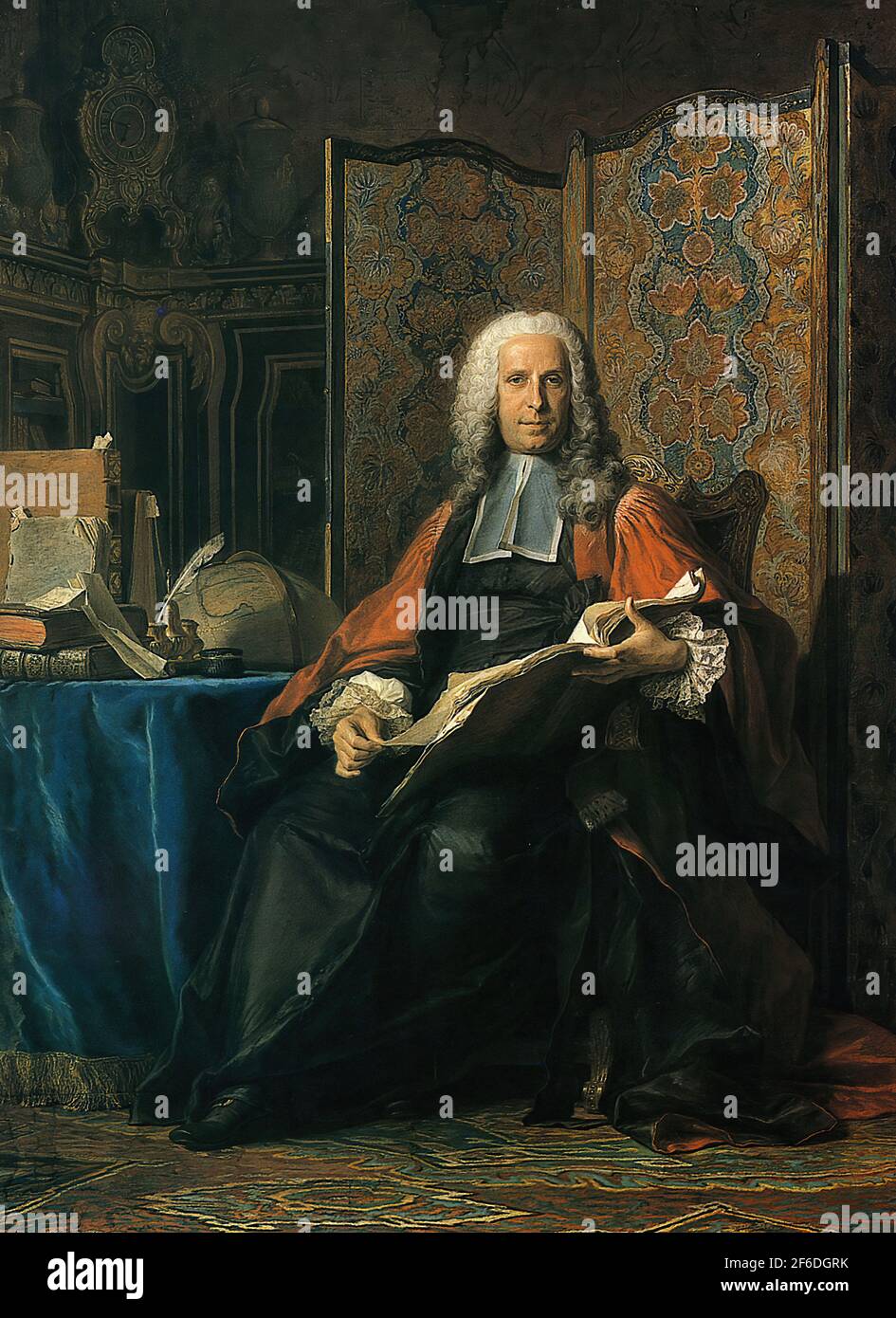 Maurice quentin de la tour gabriel bernard de rieux Banque de ...