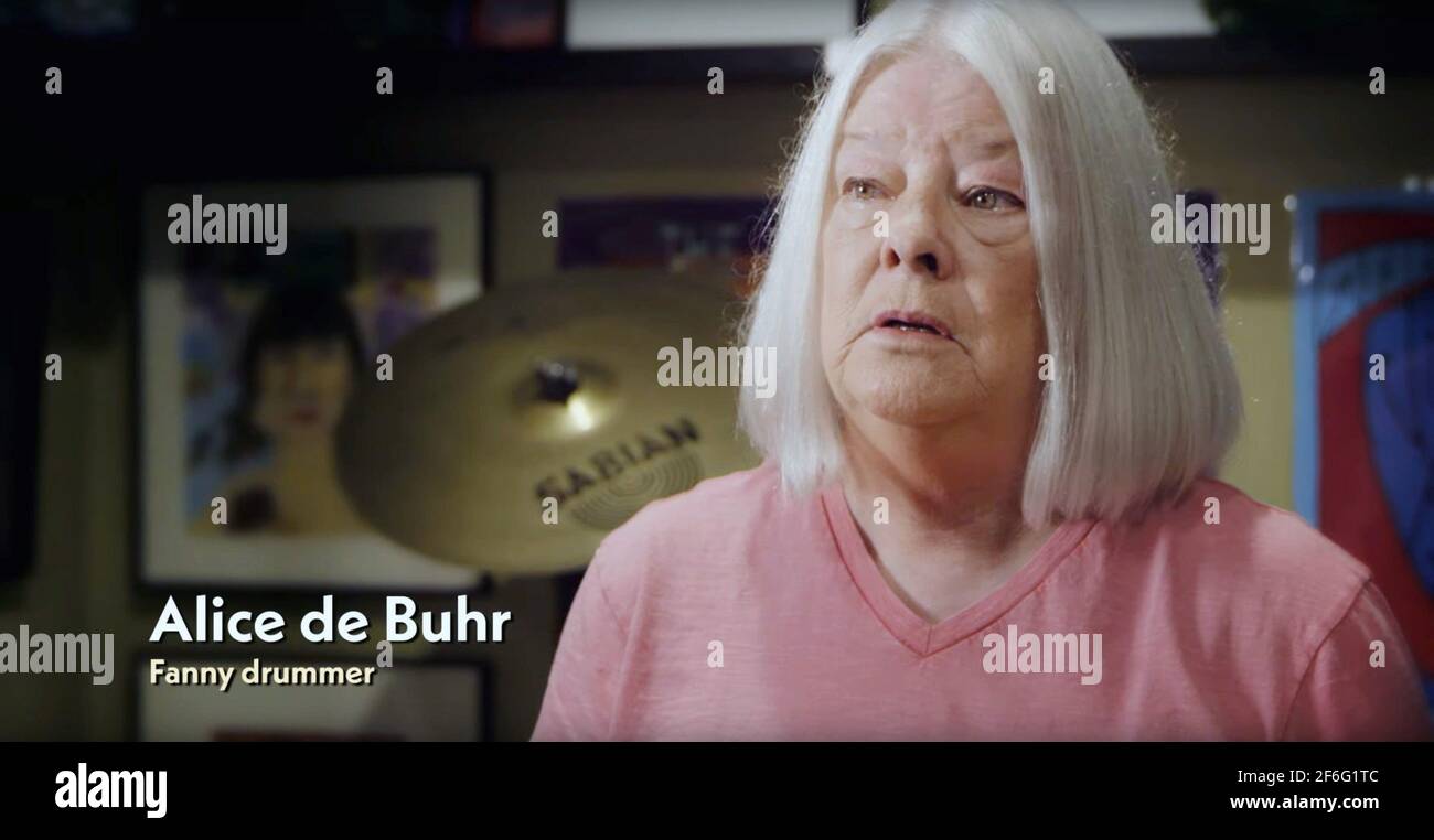 FANNY : LE DROIT AU ROCK, Alice de Buhr, batteur de Fanny, 2021 ...