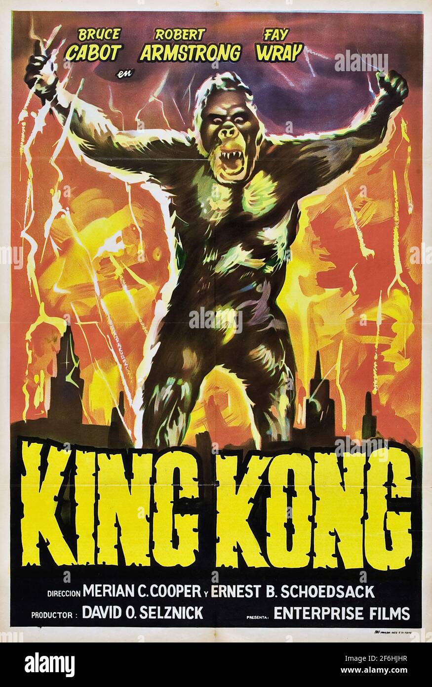 Affiche du film king kong Banque de photographies et d’images à haute ...