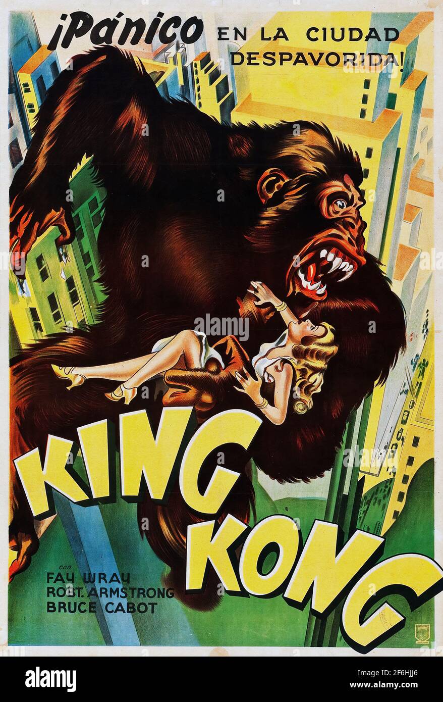 King kong 1933 poster Banque de photographies et d’images à haute ...