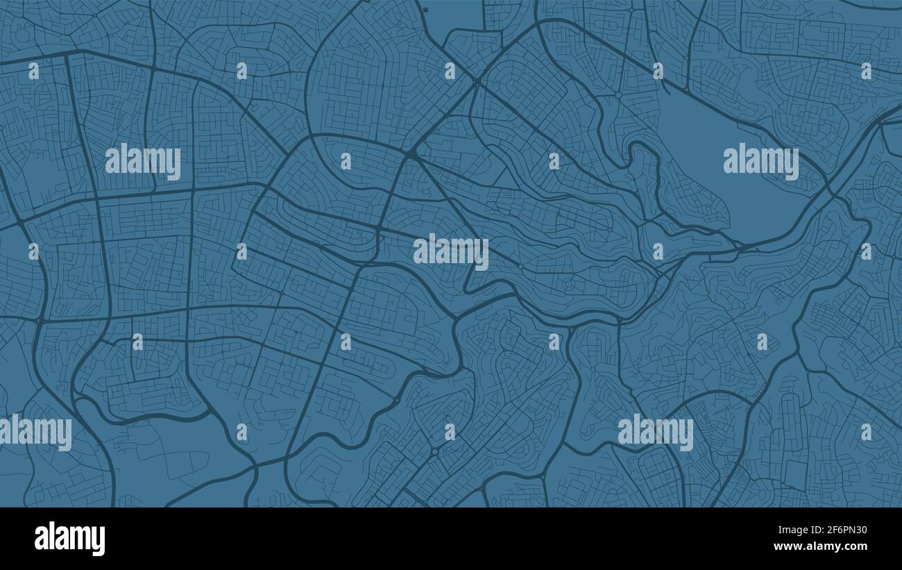 Carte d'arrière-plan à vecteur bleu, rues de la ville d'Amman et ...