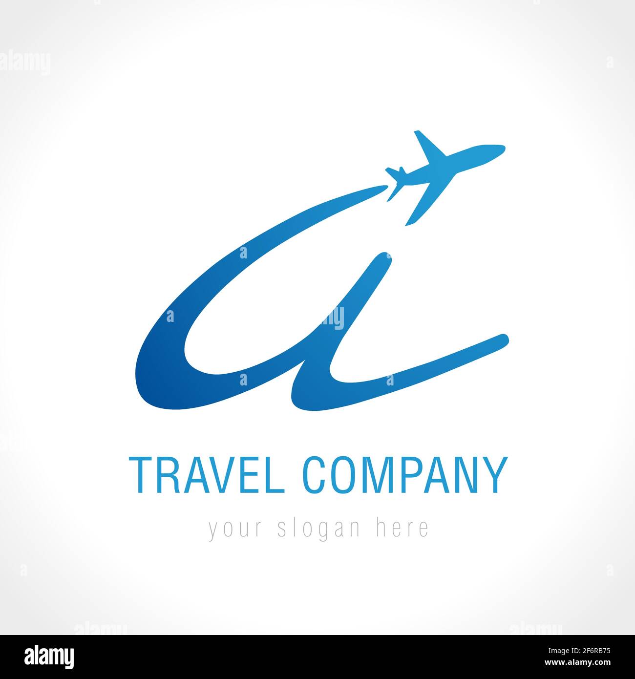 Travel company logo design concept Banque de photographies et d’images ...