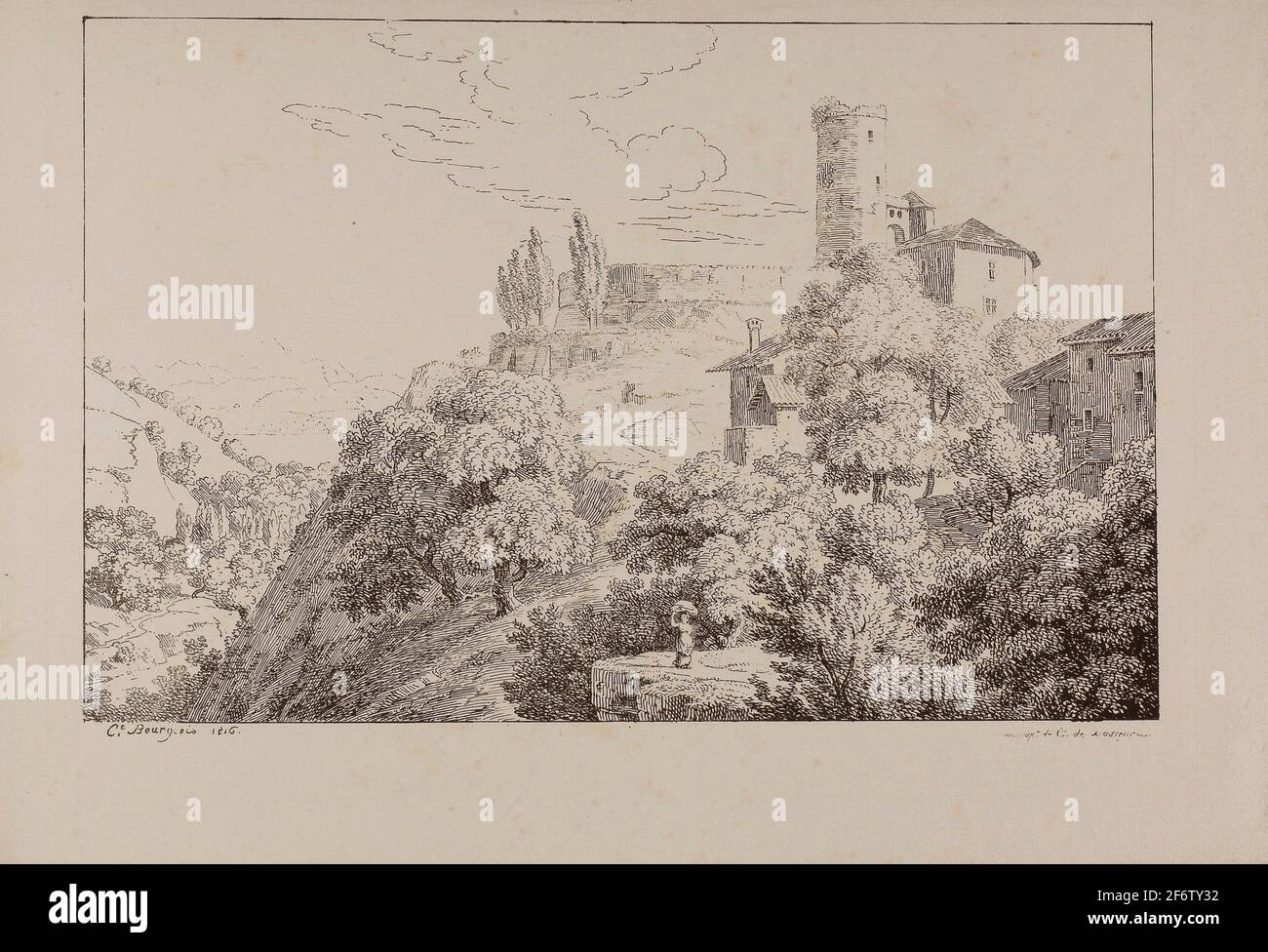 Comte de charles philibert lasteyrie du saliant Banque de photographies ...