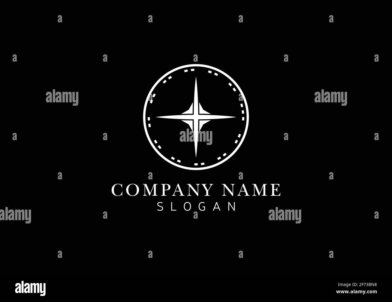 Modèle de conception de logo Creative Compass concept. Logo et symbole ...