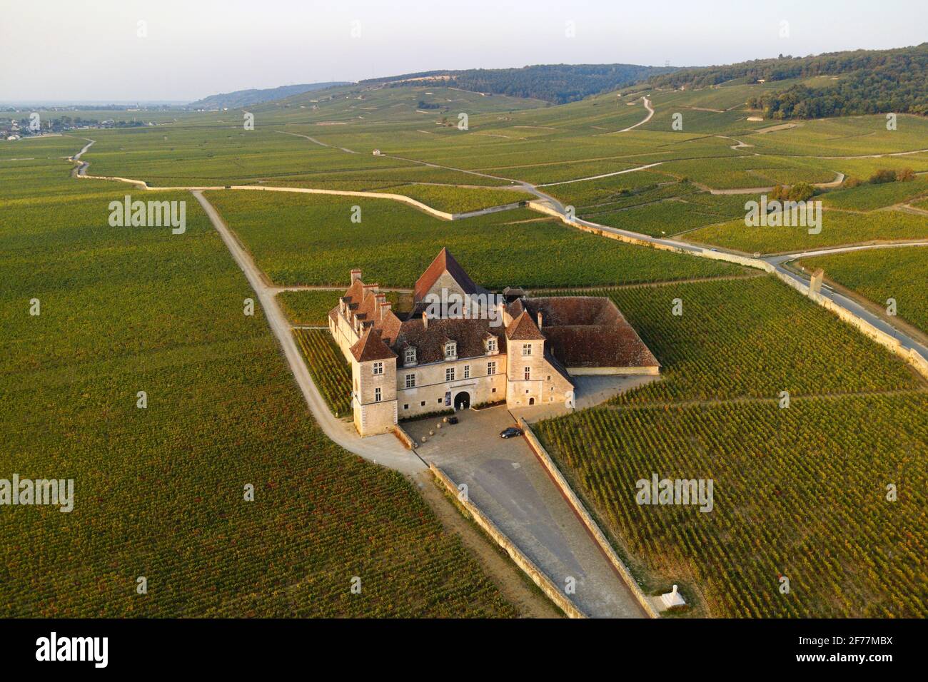 France, Côte d'Or, Paysage culturel des climats de Bourgogne classé au patrimoine mondial de l ...