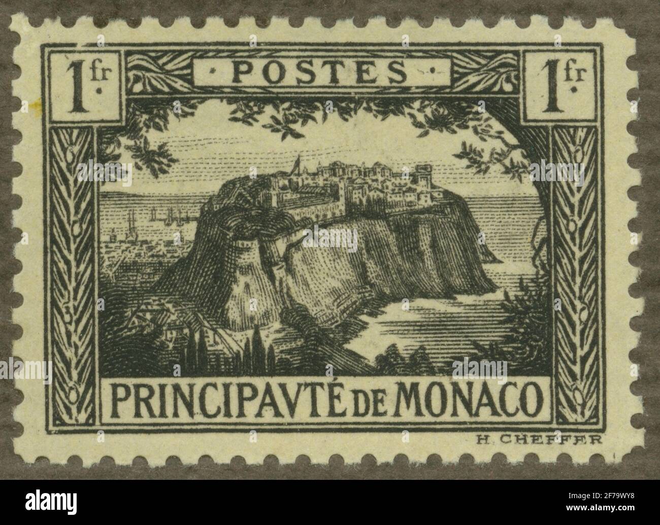 Monaco 1919 stamp Banque de photographies et d’images à haute ...