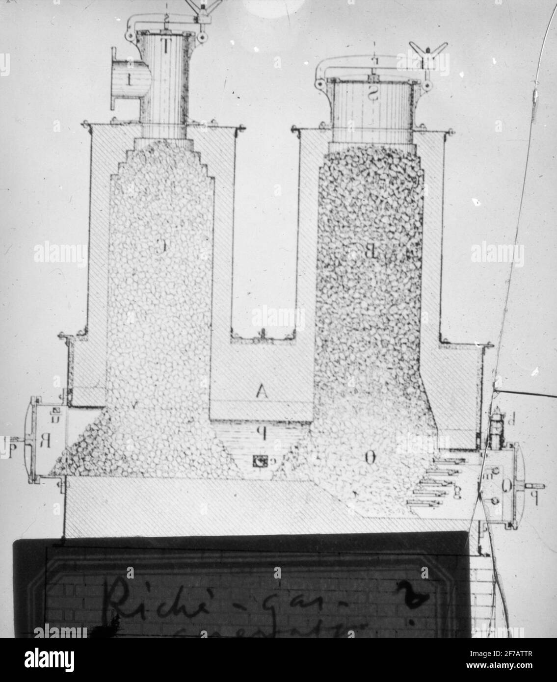 Dessin au four Banque d'images noir et blanc - Alamy