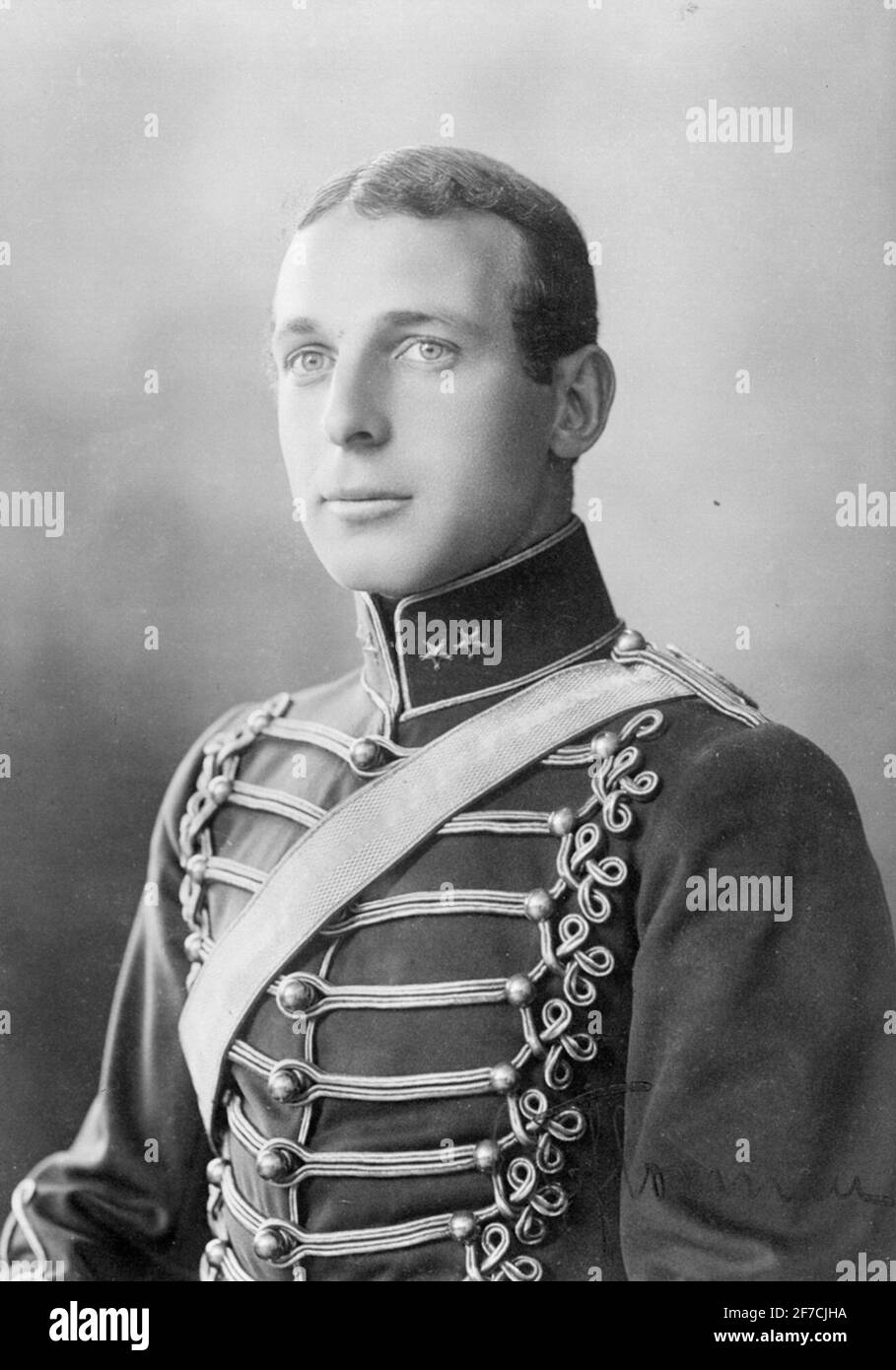 Portrait du pionnier militaire de l'air Adrian Florman . Portrait du ...