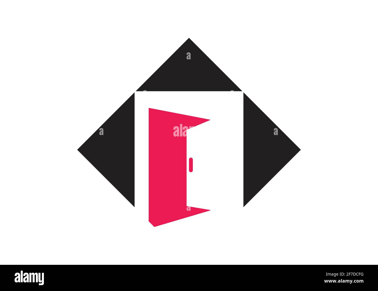 inspiration pour le design du logo de la porte. Logo Vector Real Estate ...