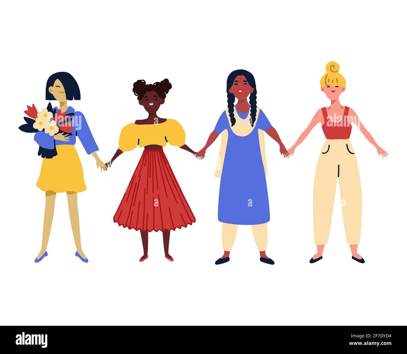 Groupes De Filles Banque Dimages Vectorielles Alamy