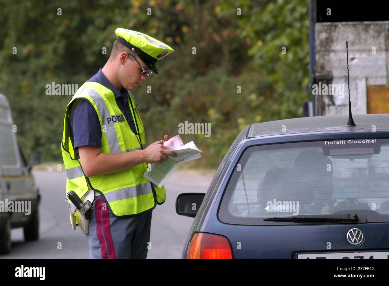 Contrôle routier police Banque de photographies et d’images à haute ...