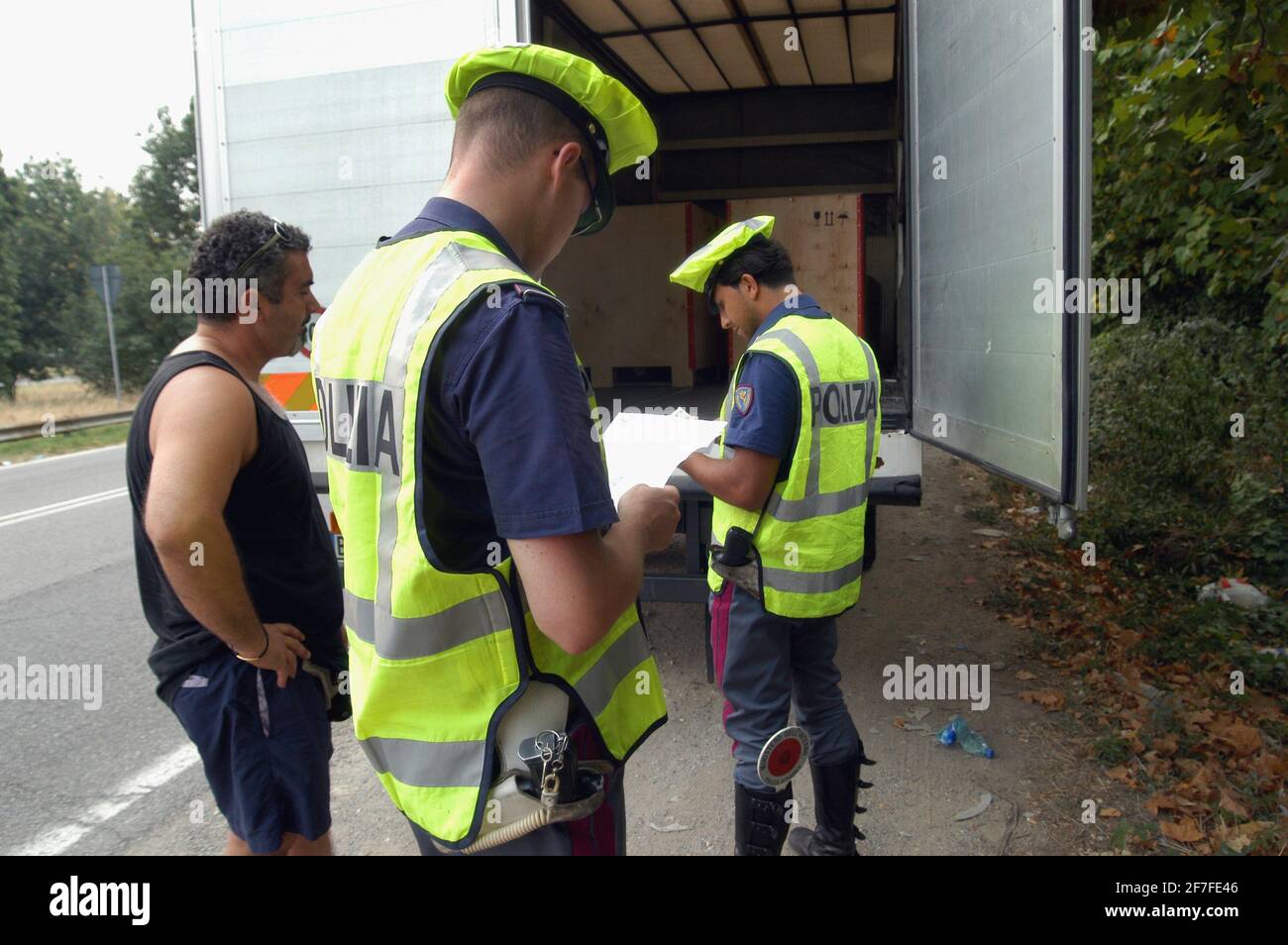 Contrôle routier police Banque de photographies et d’images à haute ...
