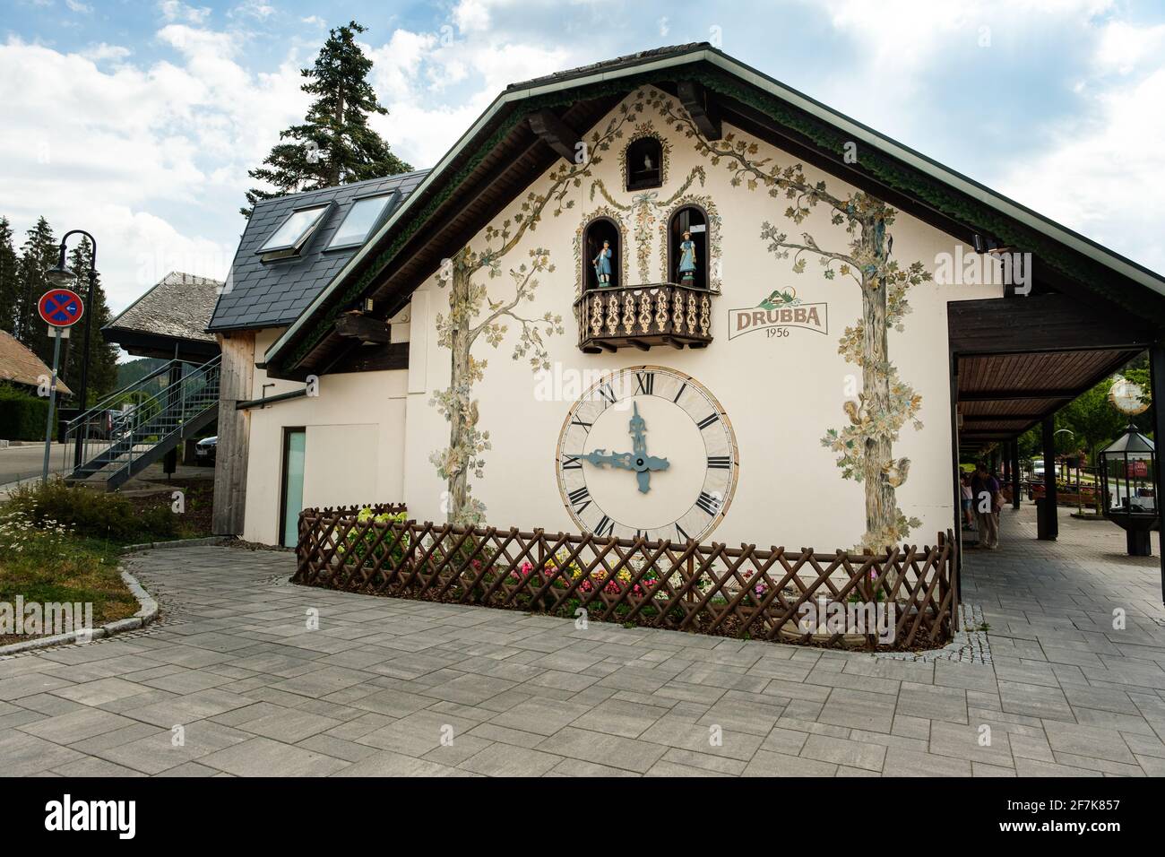 clock-titisee-black-forest-banque-de-photographies-et-d-images-haute
