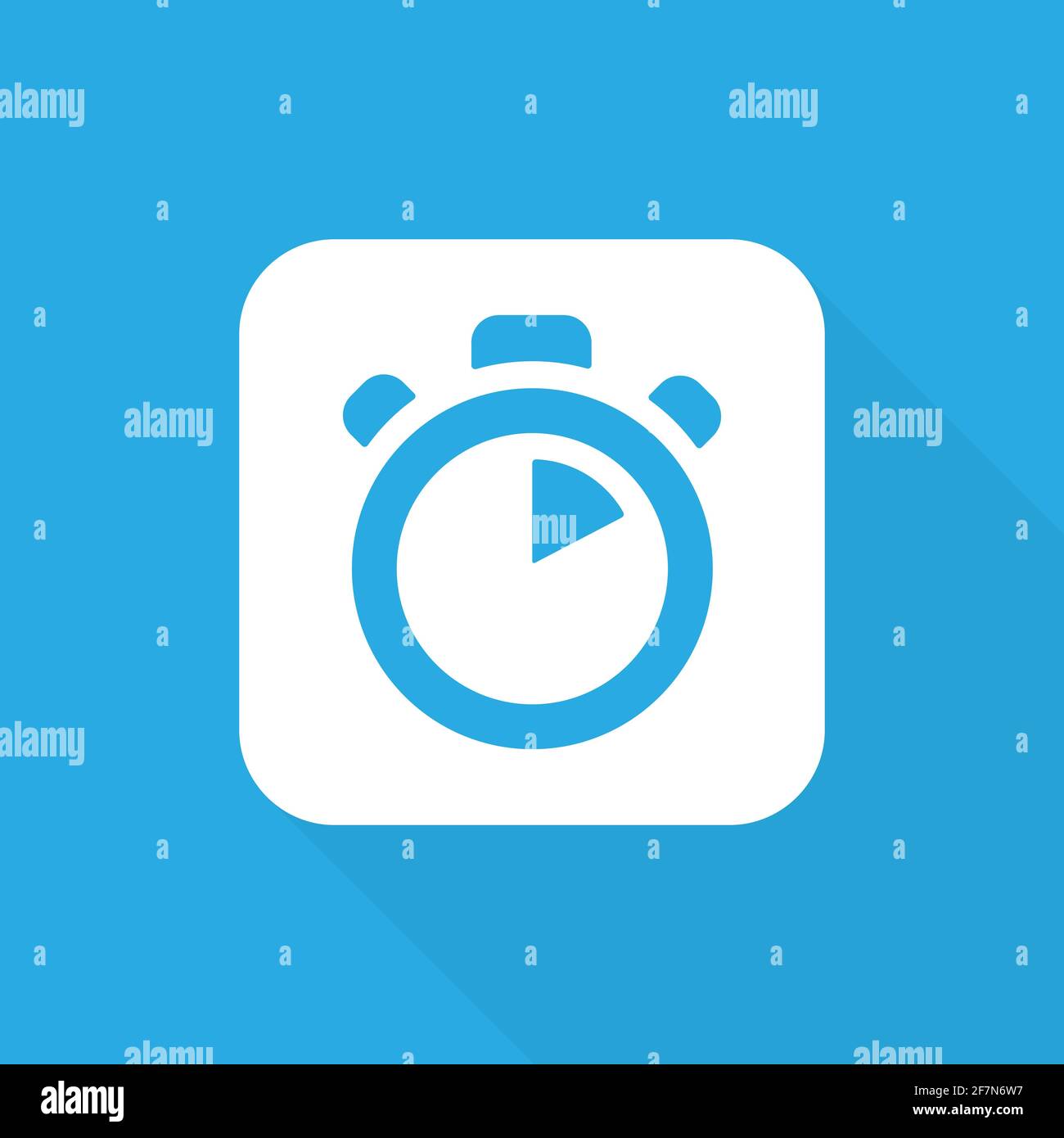 Icône de vecteur de temps. Symbole du chronomètre. Symbole d'icône de ...