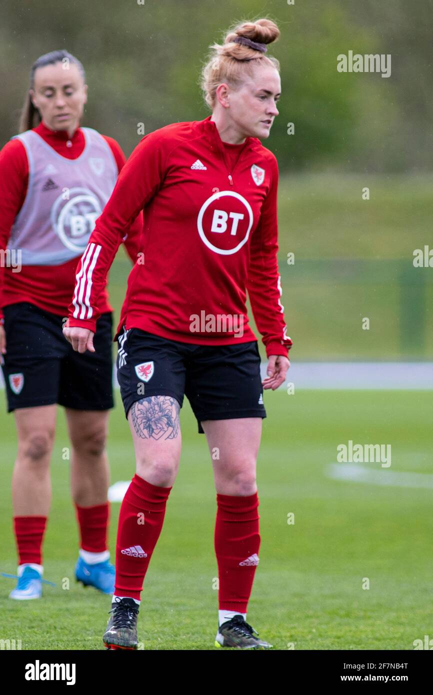 Rachel Rowe du pays de Galles les femmes pendant la formation pays de ...