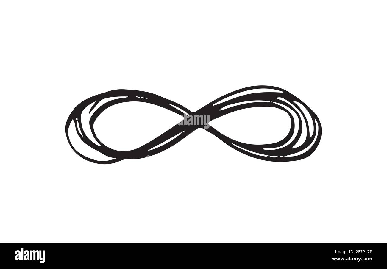Infinity symbol sketch Banque de photographies et d’images à haute ...