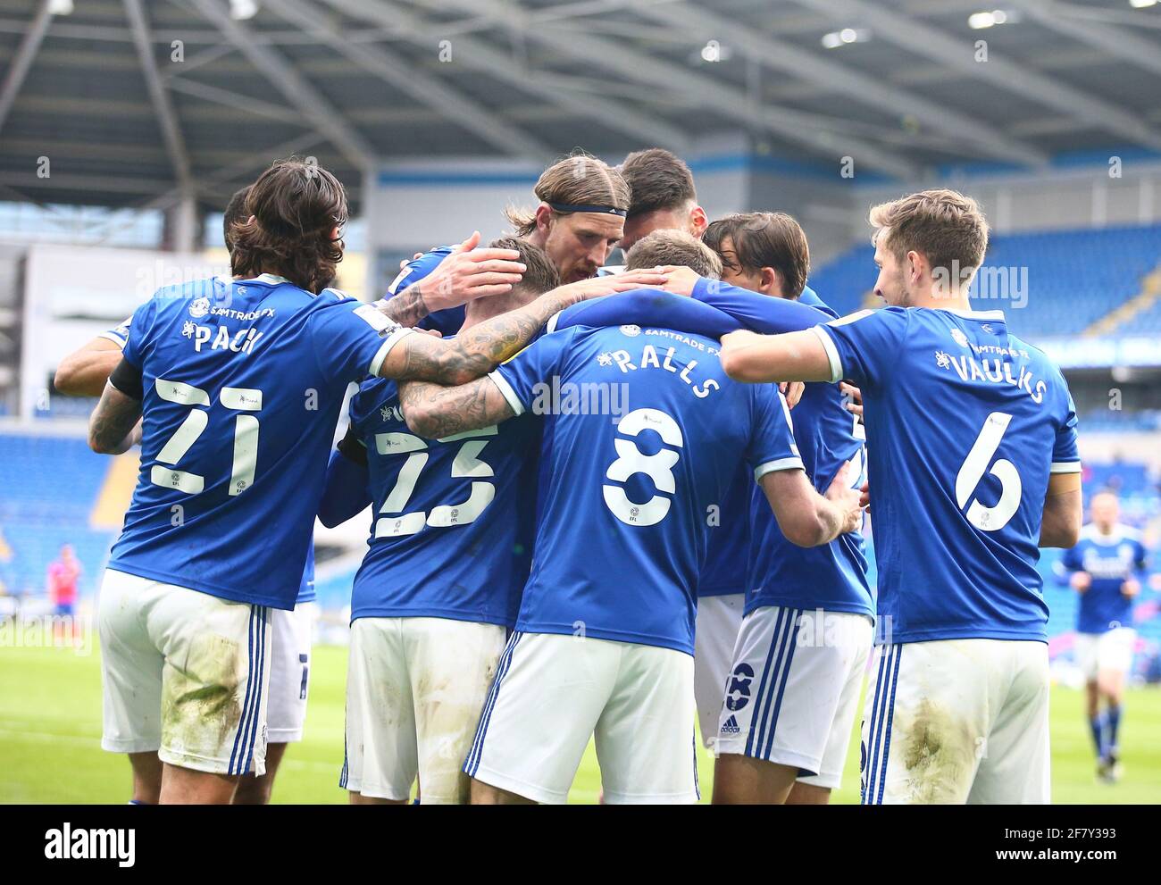 Cardiff, Glamorgan, pays de Galles, Royaume-Uni. 10 avril 2021 ...