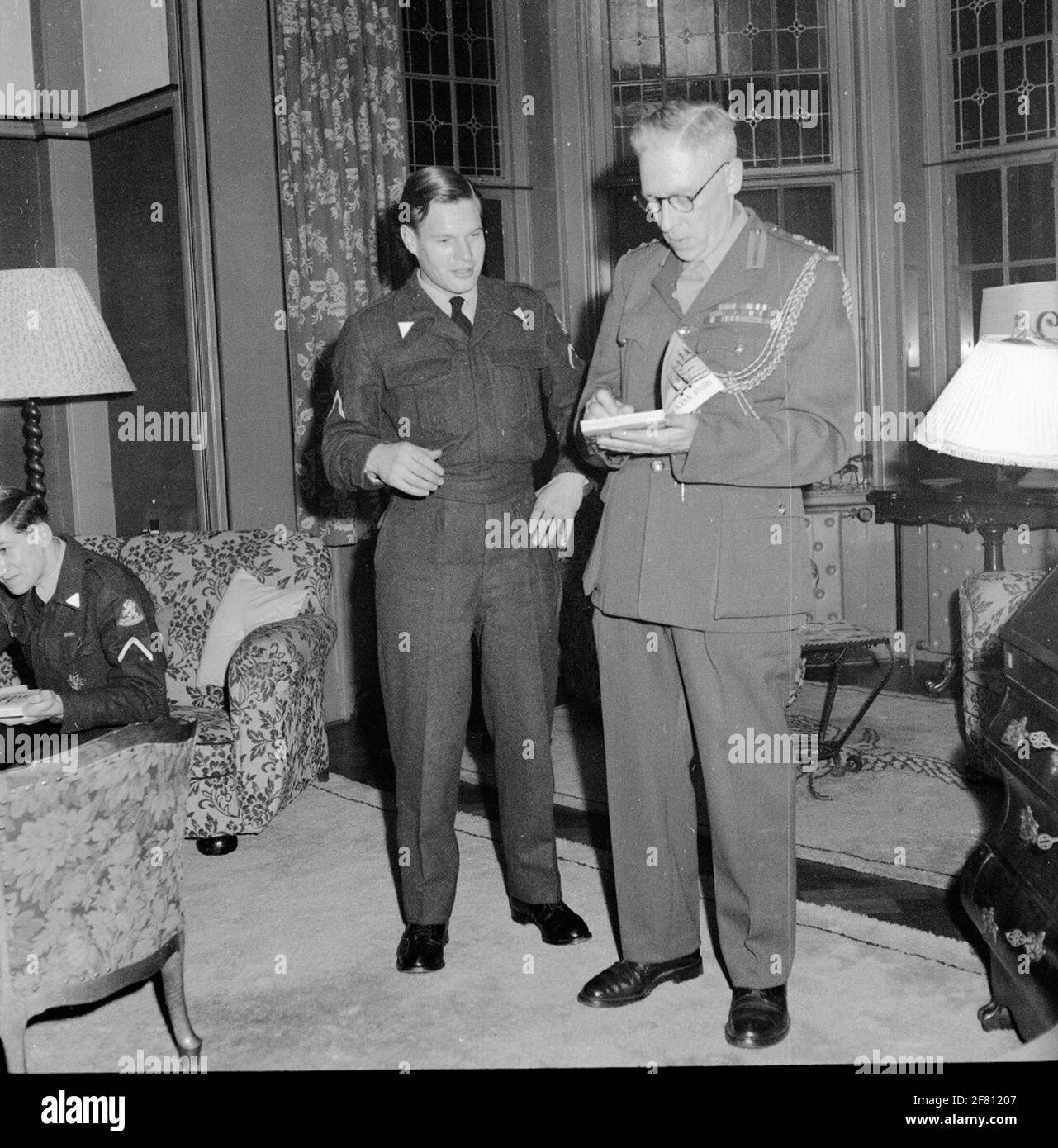 Colonel cathcart Banque d'images noir et blanc - Alamy