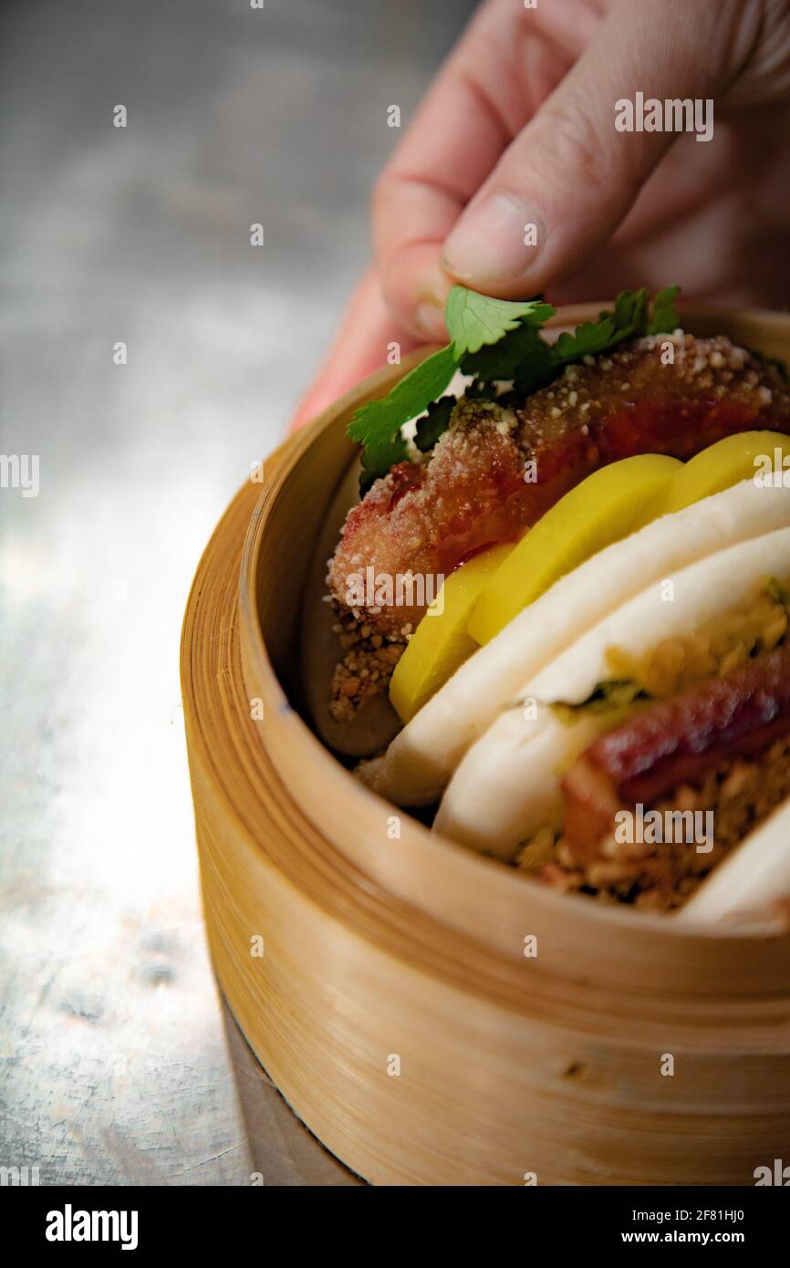 Hamburgers bao Banque de photographies et d’images à haute résolution ...