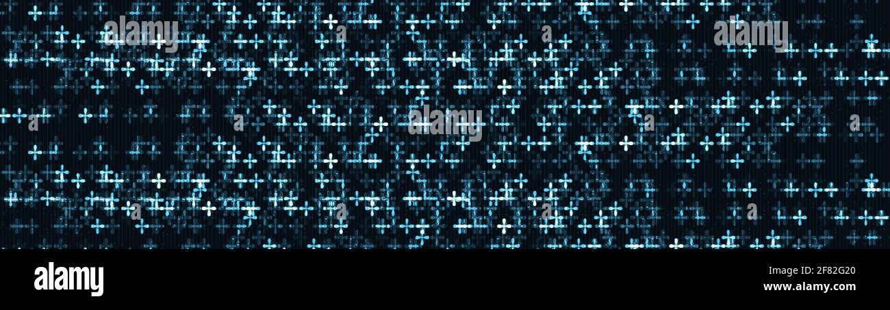Panorama Abstract Virtual Technology Background, Hi-tech Digital et ...