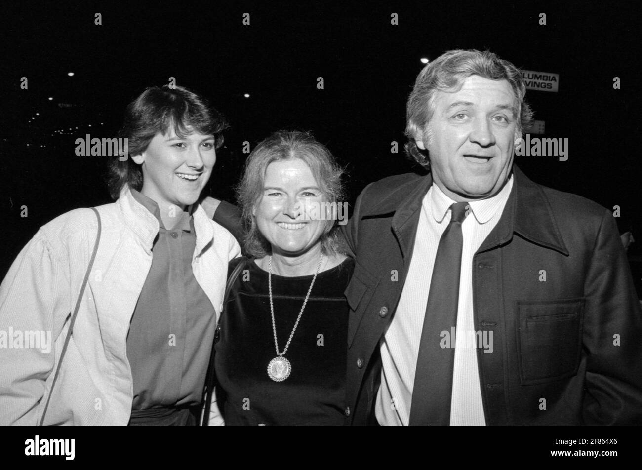 George Lindsay avec sa fille et sa femme Circa années 80 crédit: Ralph ...