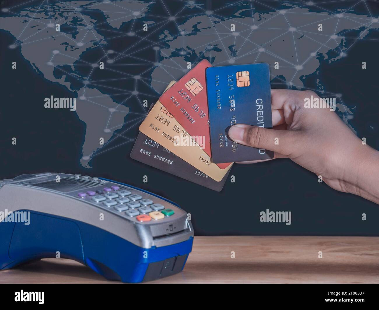 Carta di debito chip e pin Banque de photographies et d’images à haute ...