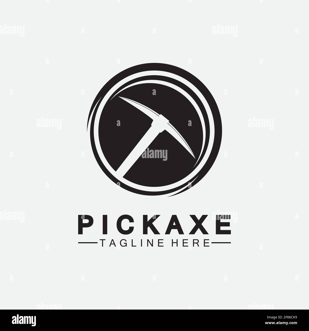 Logo Picaxe symbole d'icône vecteur illustration modèle de conception ...