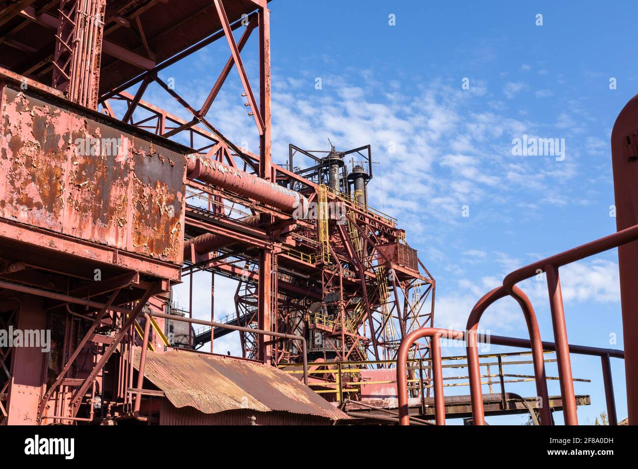 Grande usine de fabrication d'acier industriel, poutres et poutres ...