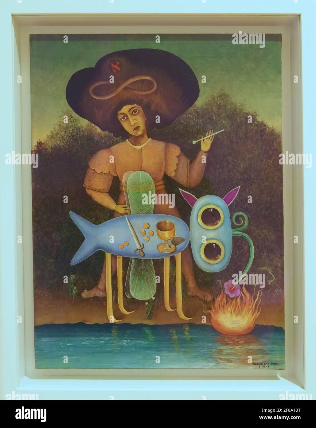 L'art de Victor Brauner a nommé surréaliste vu dans le musée Peggy ...