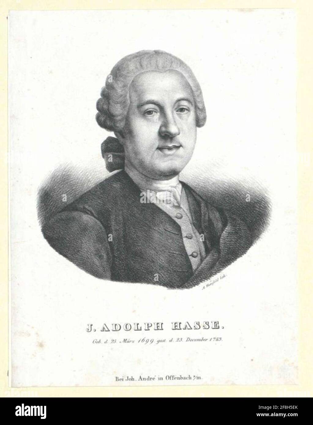 Johann adolf hasse Banque de photographies et d’images à haute ...