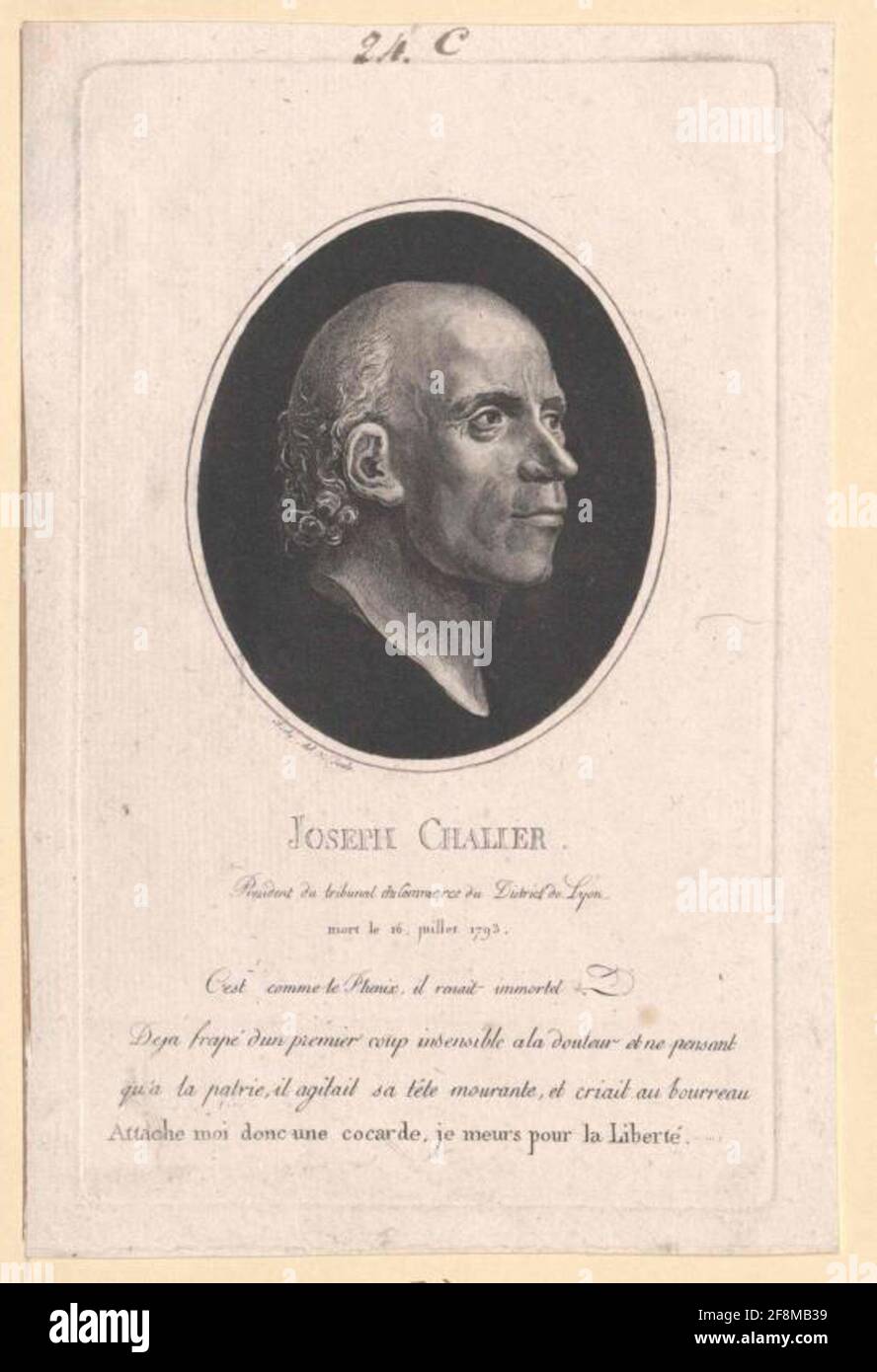 Joseph chalier Banque de photographies et d’images à haute résolution ...