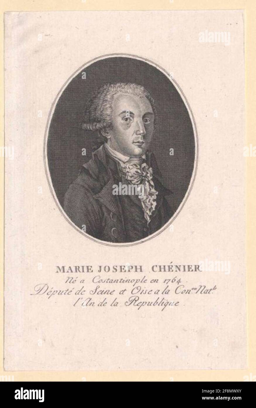 Marie Joseph Chenier Banque d'image et photos - Alamy