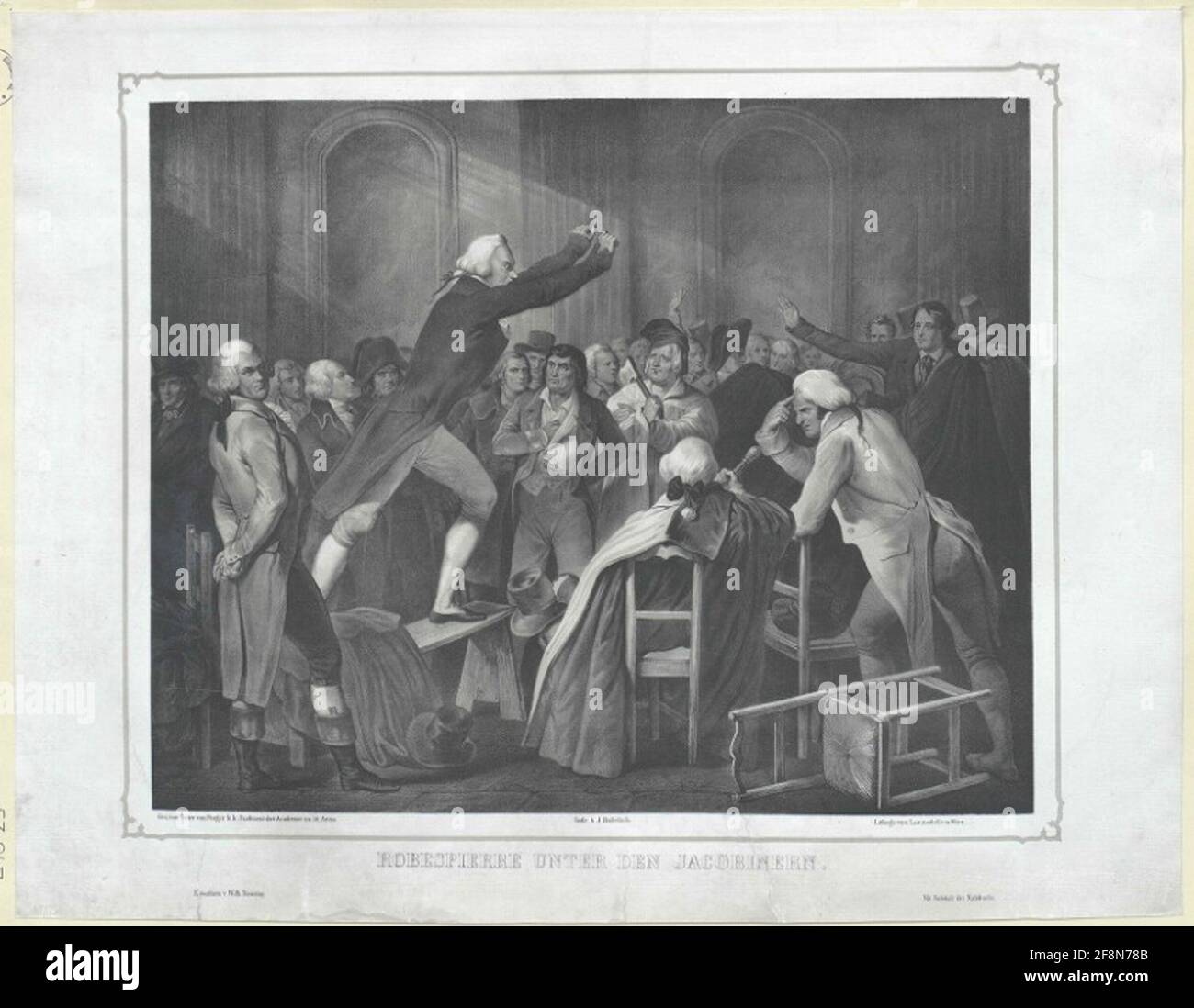 Execution robespierre maximilien robespierre Banque de photographies et ...