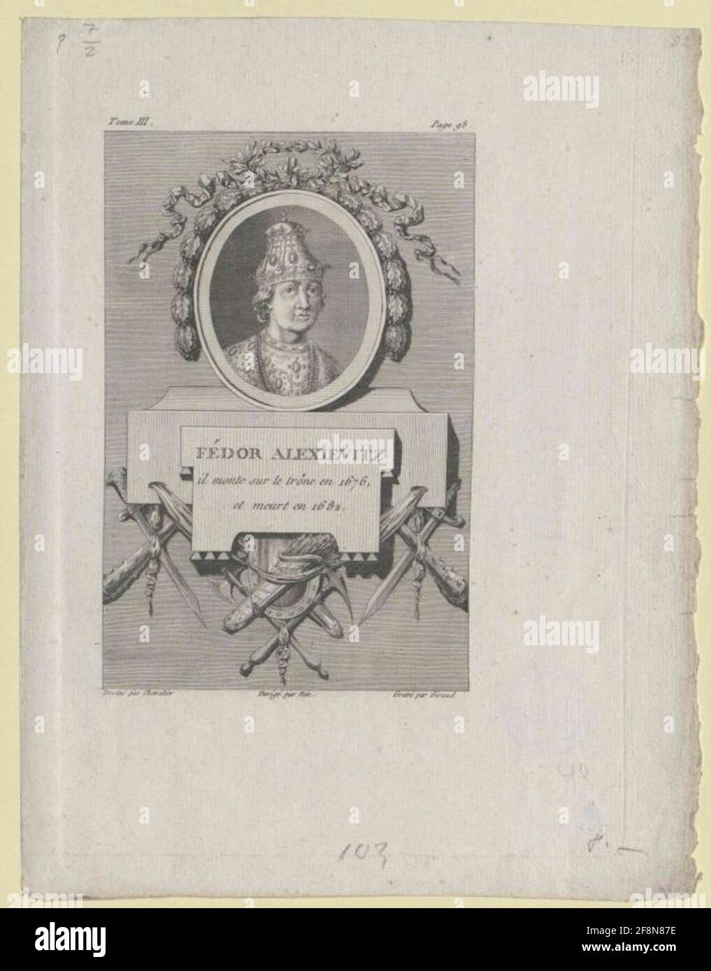 Feodor iii de russie Banque de photographies et d’images à haute ...
