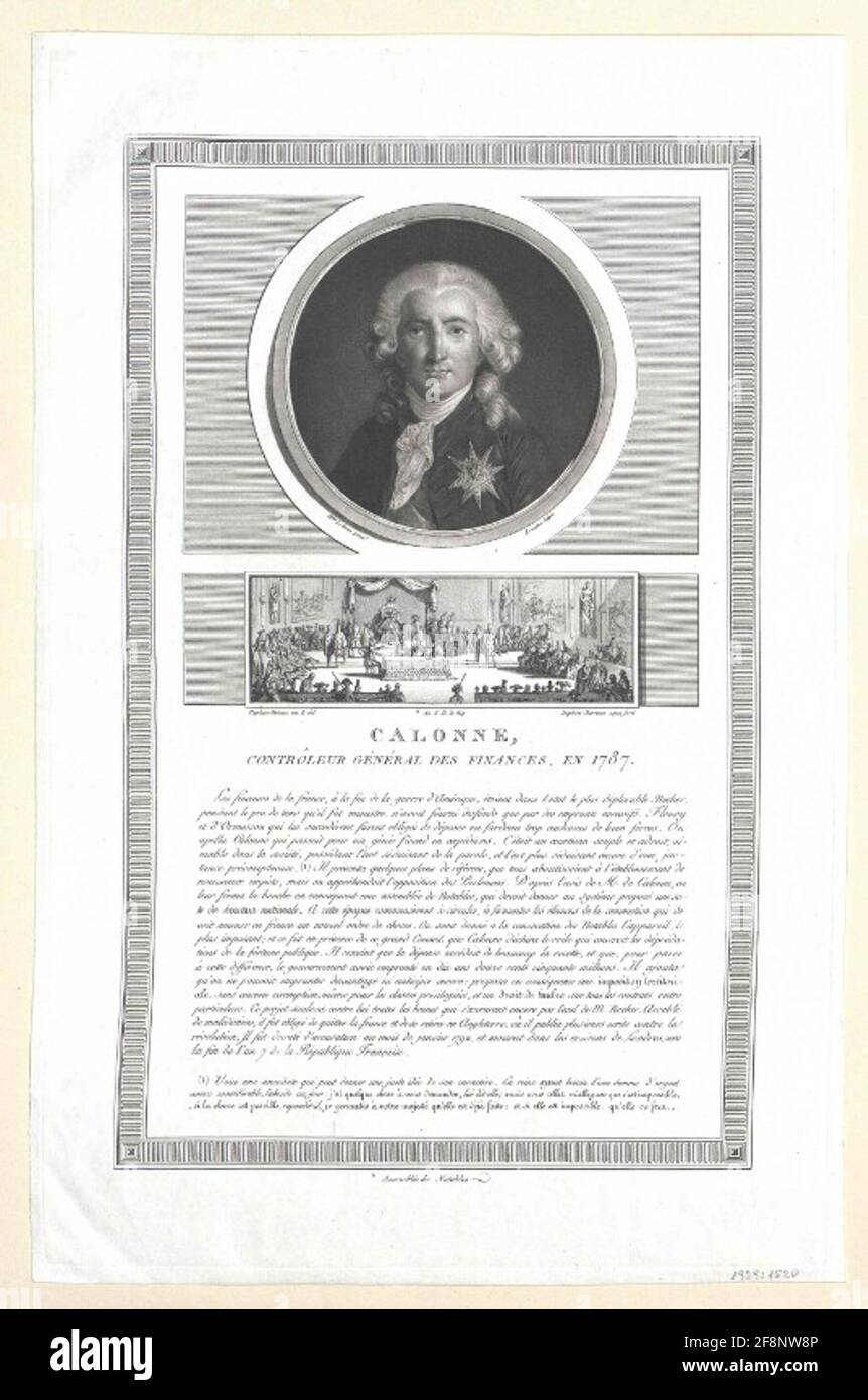 Charles alexandre de calonne Banque de photographies et d’images à ...