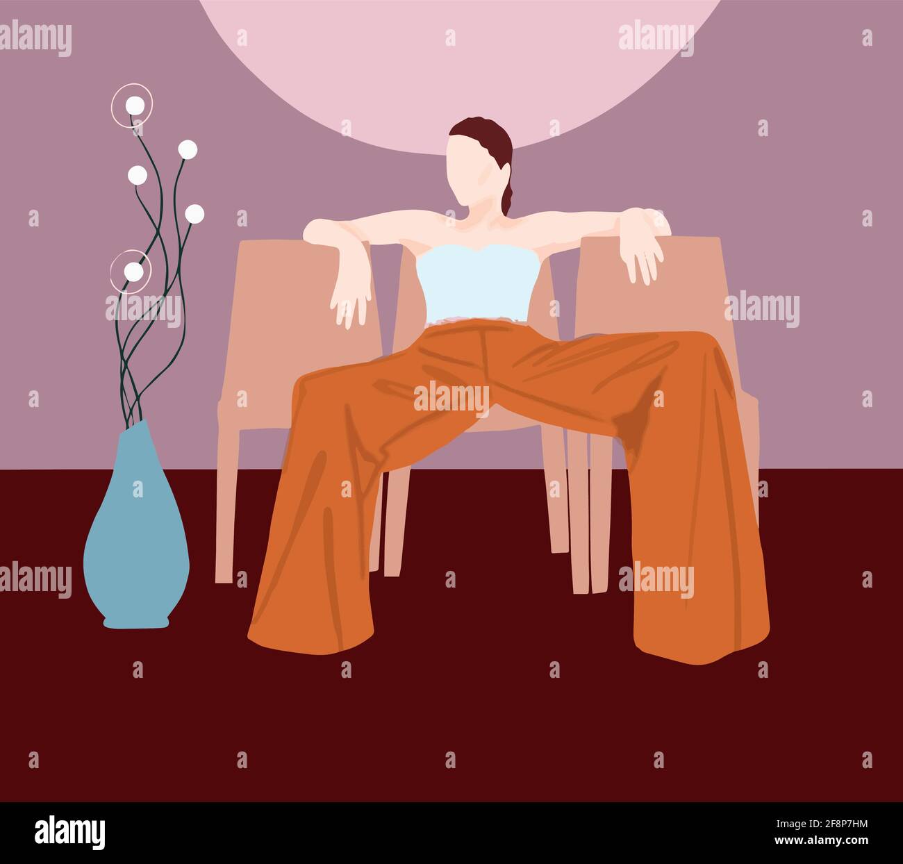 écarter les jambes Banque d'images vectorielles - Alamy