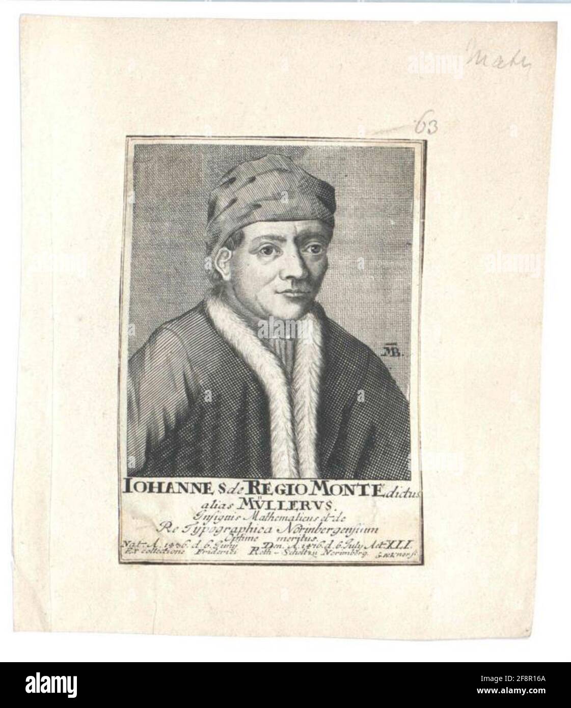 Johannes regiomontanus Banque de photographies et d’images à haute ...