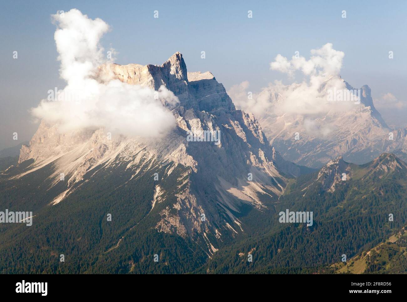 Europe vue pour monter pelmo et monter civetta Banque de photographies ...