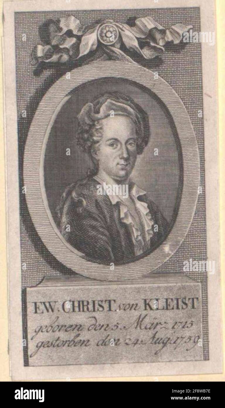 Christian ewald von kleist Banque de photographies et d’images à haute ...
