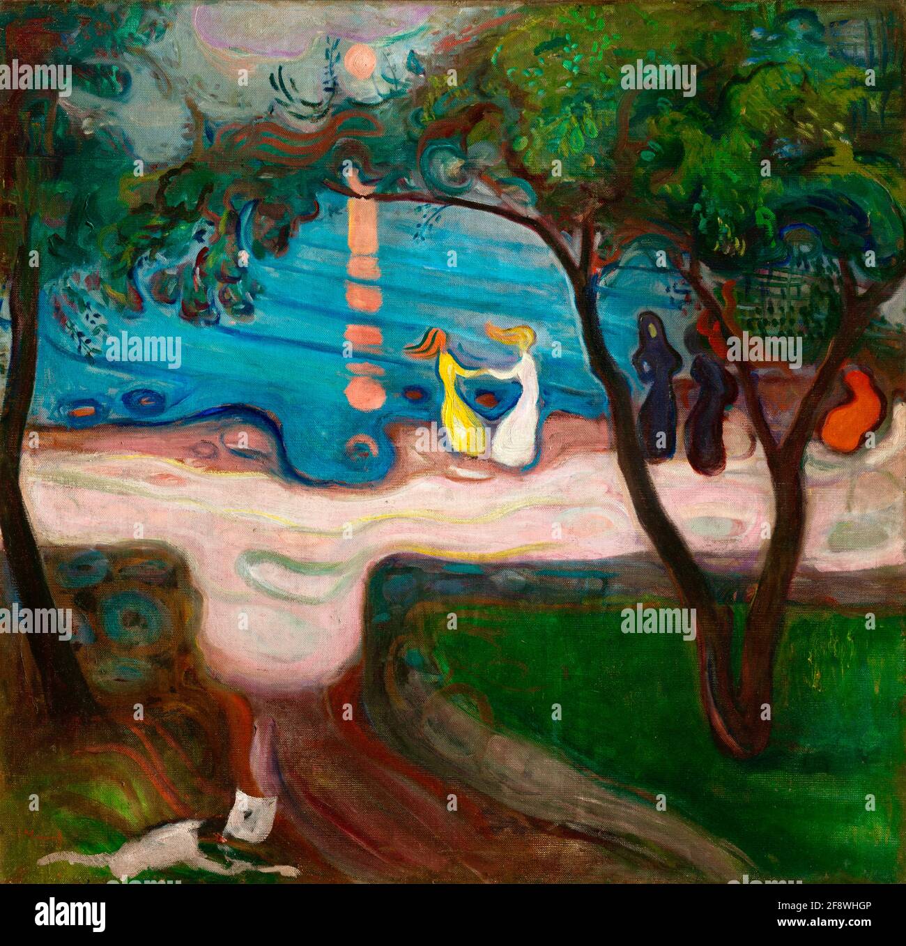 Edvard munch edvard munch beach Banque de photographies et d’images à ...