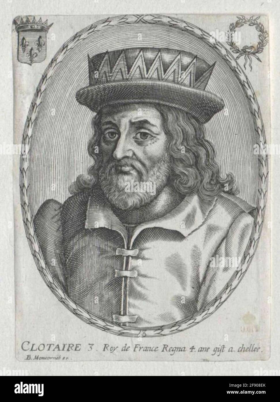 Chlothar iii ou clotaire iii Banque de photographies et d’images à ...