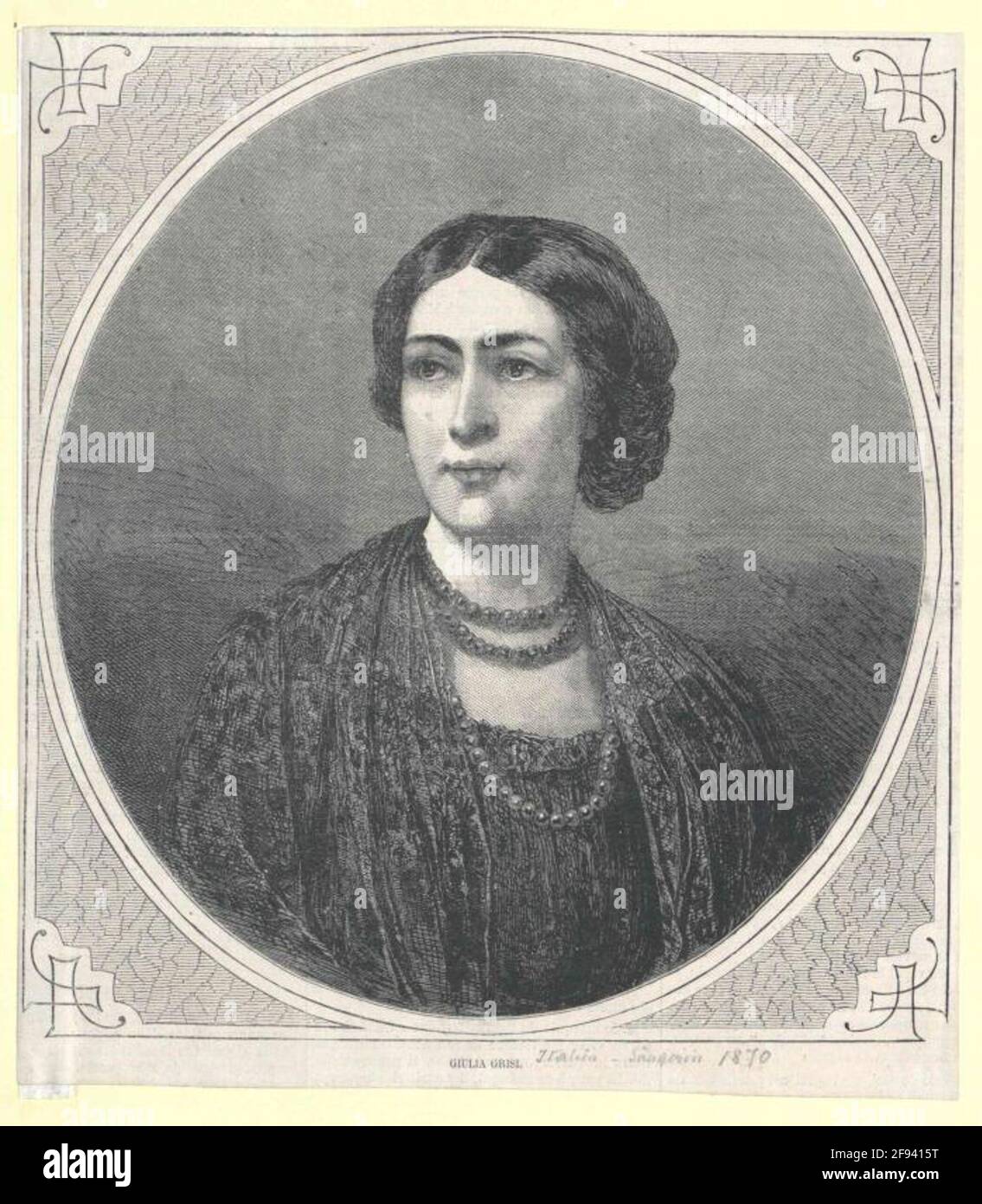 Giulia grisi Banque de photographies et d’images à haute résolution - Alamy