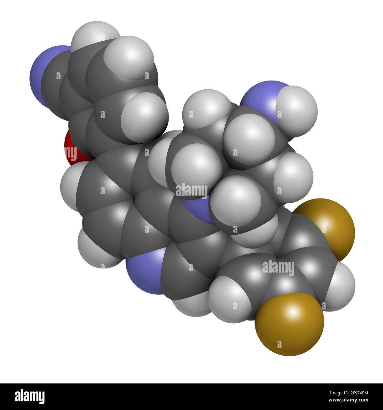 Molécule de médicament Paltusotine acromégalie, illustration Photo ...