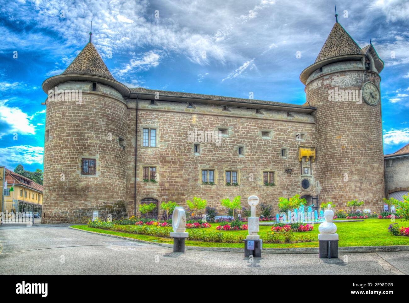 Morges castle Banque de photographies et d’images à haute résolution ...